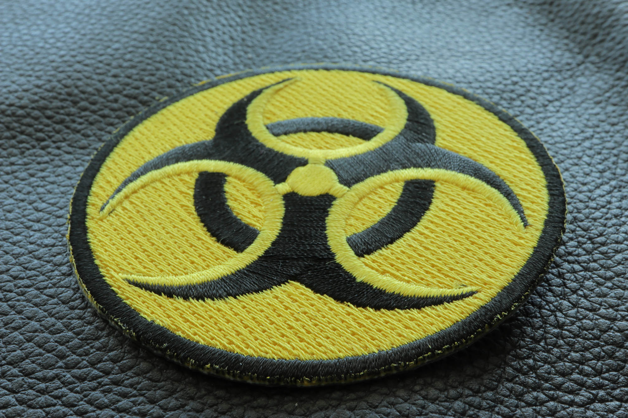 Bio Hazard Novelty Patch - Iron on Novelty Patches by Ivamis Patches